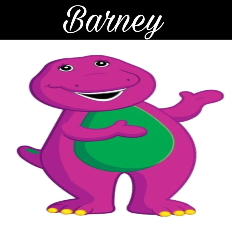 The most famous purple cartoon characters