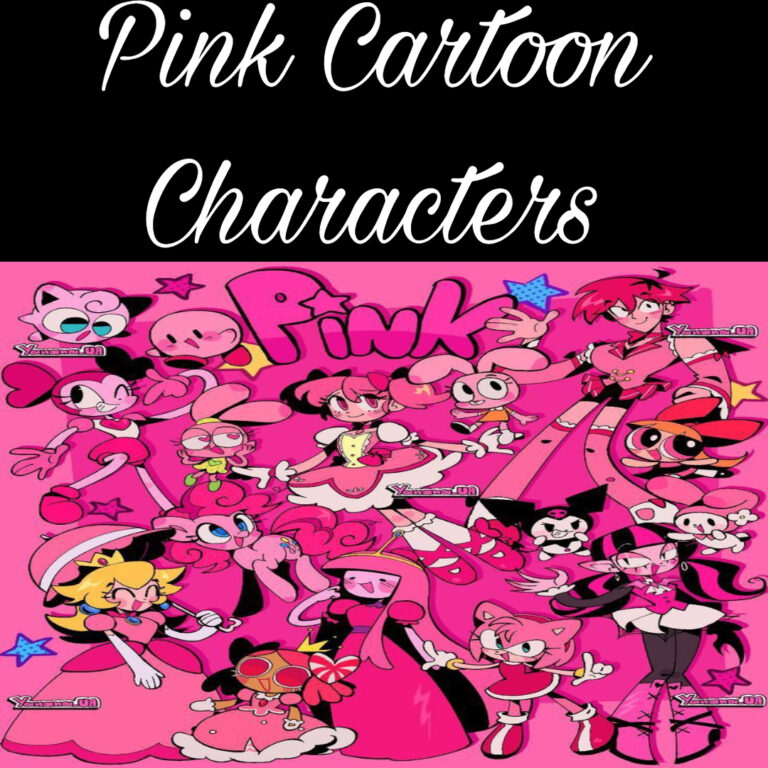 100 Colorful Pink Cartoon Characters You’ll Love