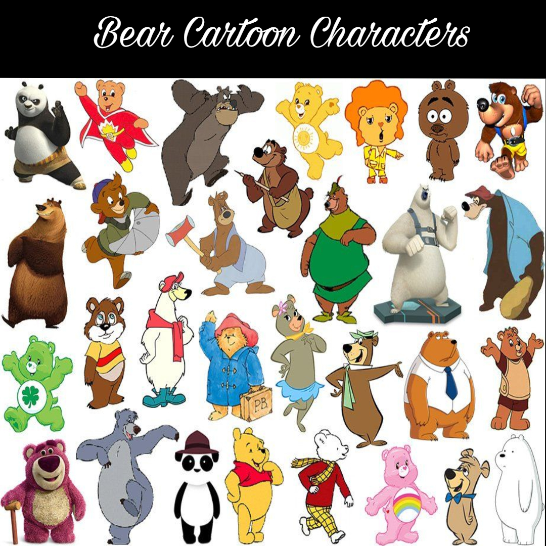 25+ iconic cartoon bear characters ultimate beloved